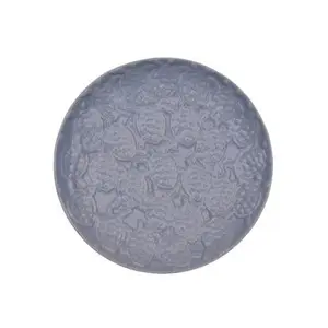 GALLERIE II Sea Turtle Coastal Embossed Coastal Serving Plates Set Of 2