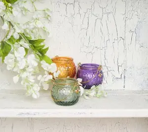 C&F HOME Spring Assortment Of 3 Candle Holders