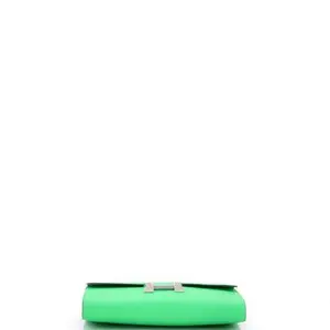 Hermès Cavale Constance To Go Wallet Evercolor - Vert Comics