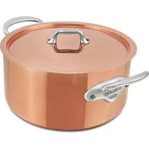 MAUVIEL M'3 S 5.7-qt Stewpan With Lid - Copper