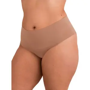 ADORE ME Gabbie Thong Panties - Medium Beige