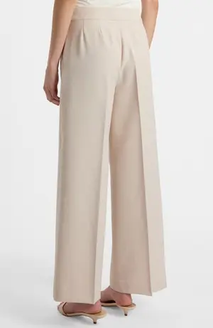 Santorelli Thea Wide-leg Cropped Pant