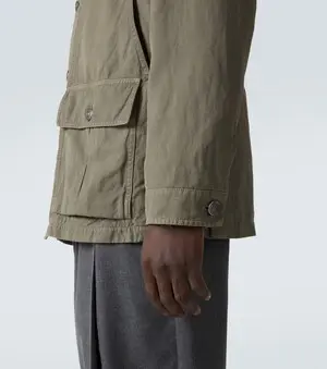 Brunello Cucinelli Cotton And Linen Field Jacket