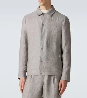 Brunello Cucinelli Hemp And Linen Overshirt