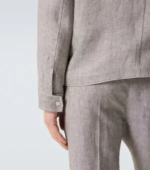 Brunello Cucinelli Hemp And Linen Overshirt