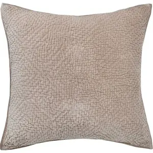 ELISABETH YORK 26" X 26" Vela Fawn Cotton Sham - Brown