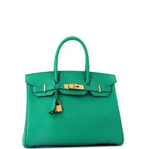 Hermès Birkin Handbag Epsom 30 With Gold Hardware