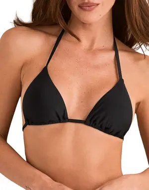 ADORE ME Tenny Triangle Bikini Top - Black
