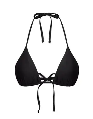 ADORE ME Tenny Triangle Bikini Top - Black
