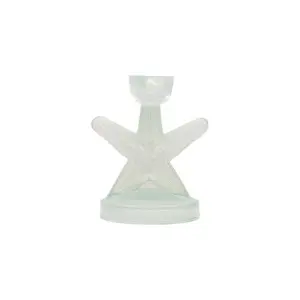 GALLERIE II Sea Star Set Of 2 Glass Candle Holders 5 - Green