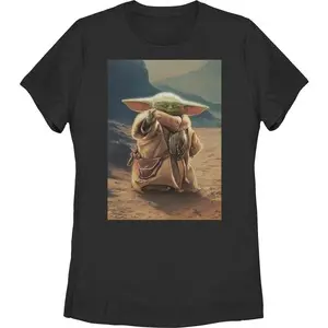 STAR WARS: THE MANDALORIAN AND GROGU The Child Force Poster Short Sleeve Graphic T-shirt