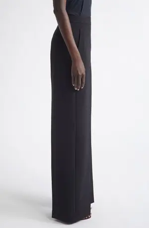 St. John Maddie Stretch Wide-leg Pants