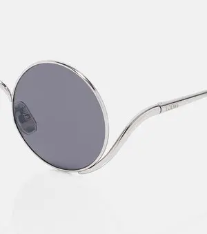 Loewe Signature Round Sunglasses - Silver