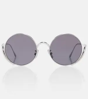 Loewe Signature Round Sunglasses - Silver