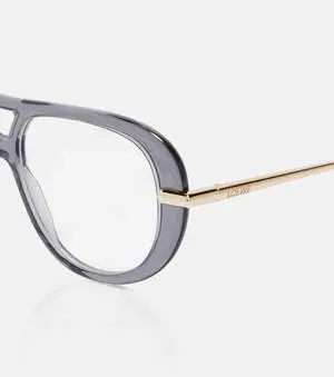 Loewe Slim Aviator Glasses - Grey