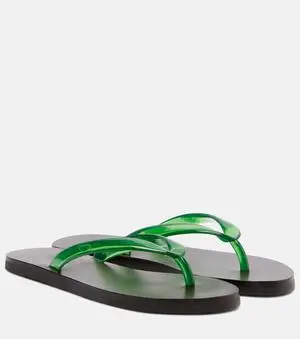 ANCIENT GREEK SANDALS Saionara Thong Sandals - Green