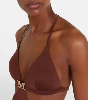 Max Mara Cambra Cutout Swimsuit - Brown