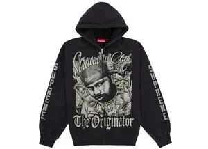 Supreme Dj Screw Zip Up Hooded Sweatshirt
