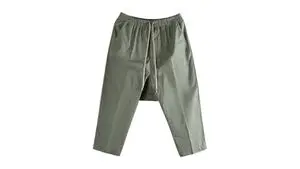 Rick Owens Drawstring Cropped Pants - Euca