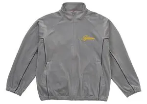 Supreme Velour Mesh Track Jacket - Silver
