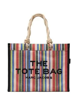 Marc Jacobs Stripe Mesh Rope Large Tote Bag - Red