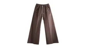 Rick Owens Wide Bela Trousers - Macassar