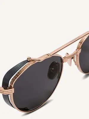 Balmain Brigade-iv Aviator Sunglasses - Pink