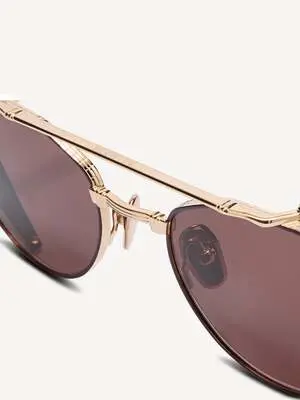 Balmain Brigade-iv Aviator Sunglasses