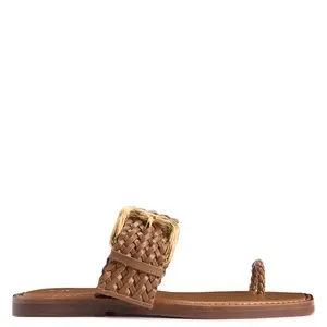 GIUSEPPE ZANOTTI Crista Flat Thong Sandals - Light_brown