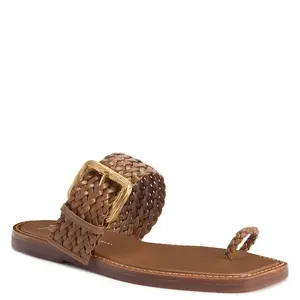 GIUSEPPE ZANOTTI Crista Flat Thong Sandals - Light_brown