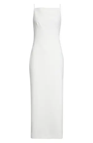 Givenchy Sliced Crepe Cady Column Dress - Ivory