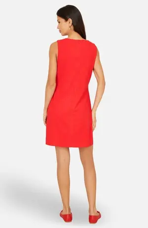 YUMI Button Detail Shift Dress
