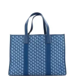 Goyard Villette Tote Coated Canvas Mm - Blue