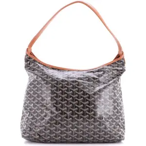 Goyard Boheme Hobo Coated Canvas - Brown