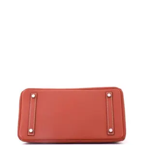 Hermès Birkin Handbag Orange Epsom With Palladium Hardware 30 - Brique