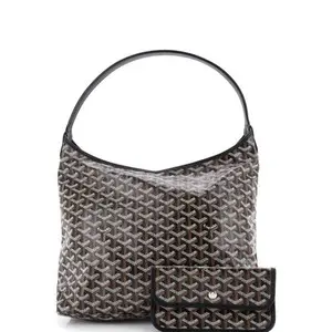 Goyard Boheme Hobo Coated Canvas - Black