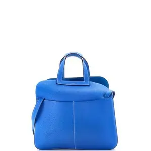 Hermès Halzan Bag Clemence 31 - Blue