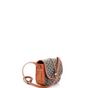 Goyard Belvedere Ii Messenger Bag Coated Canvas Pm - Brown