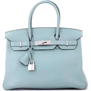 Hermès Birkin Handbag Swift With Palladium Hardware 30