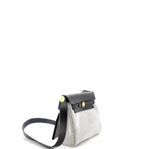 Hermès Herbag Zip Toile And Leather 20 - Black