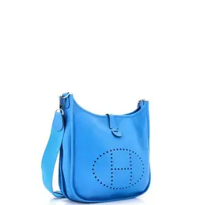 Hermès Evelyne Bag Gen Iii Clemence Pm - Blue
