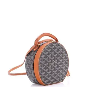 Goyard Alto Hatbox Bag Coated Canvas - Brown