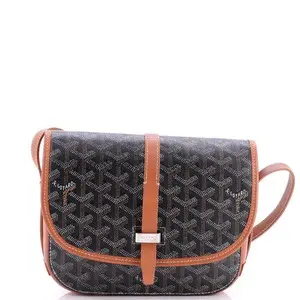 Goyard Belvedere Ii Messenger Bag Coated Canvas Pm - Brown