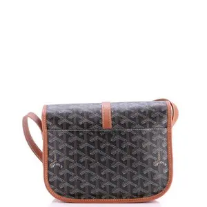 Goyard Belvedere Ii Messenger Bag Coated Canvas Pm - Brown