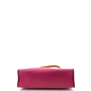 Hermès Herbag Zip Leather And Toile 31 - Tosca