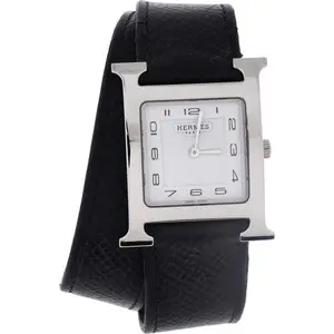 Hermès Heure H Double Tour Quartz Watch