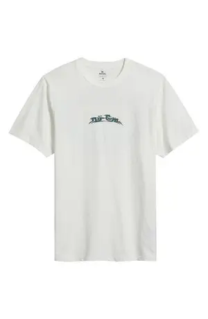 Rip Curl Hazed & Tubed Cotton Graphic T-shirt - Bone