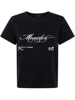 Moncler Short Sleeve T-shirt - Black