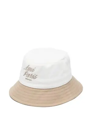 Ami Bicolor Bucket Hat - Beige