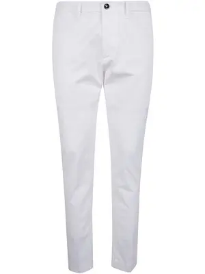 NINE:INTHE:MORNING Classic Cotton-blend Trousers - White